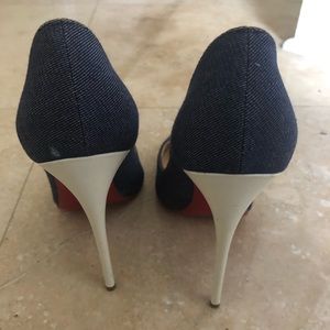 Christian Louboutin | Shoes | Authentic So Kate Denim Christian ...